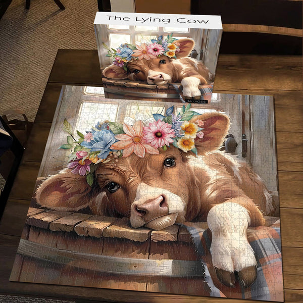 The Lying Cow Jigsaw Puzzles 1000 Pieces – Fun-Puzzle