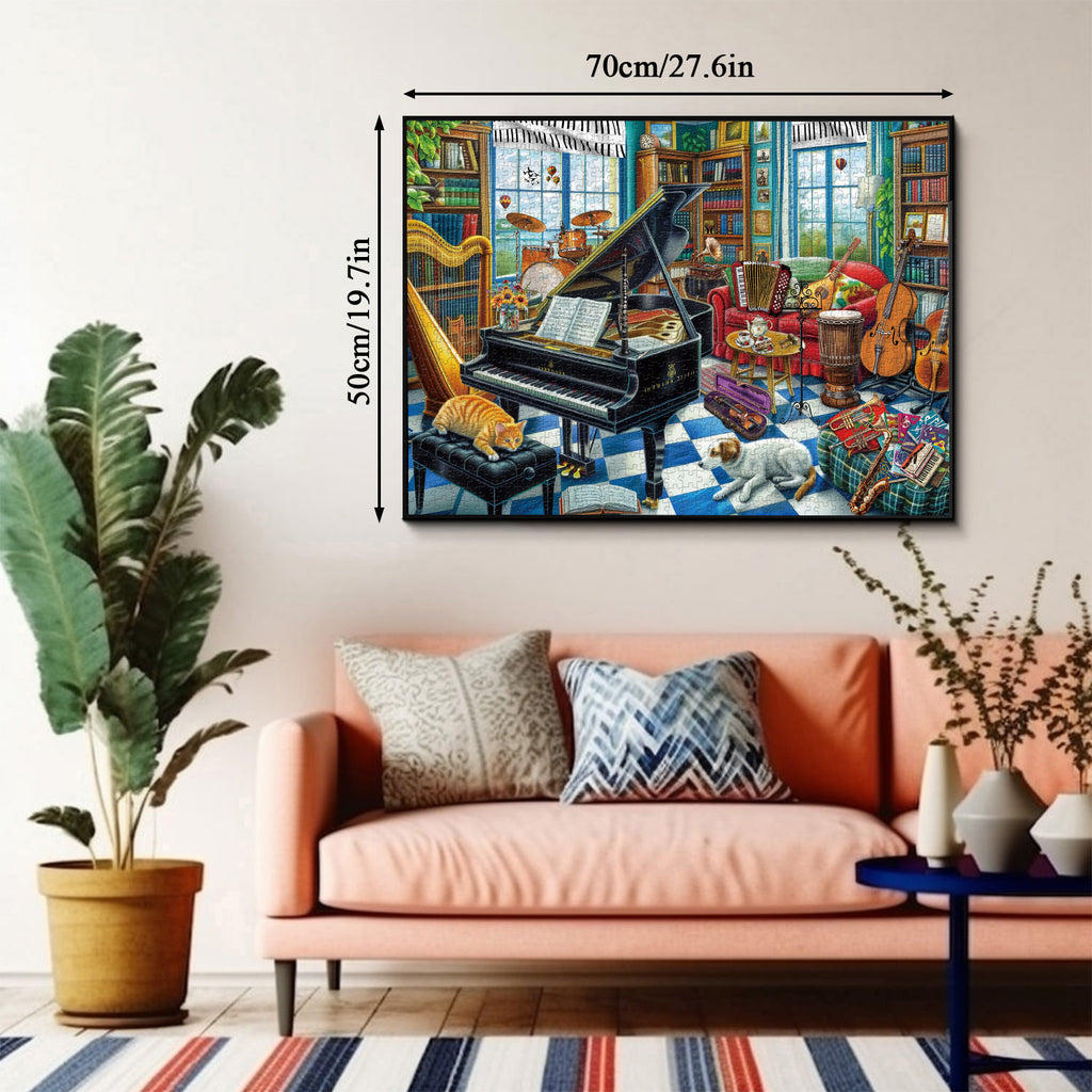 Music Room Jigsaw Puzzle 1000 Pieces – Fun-Puzzle
