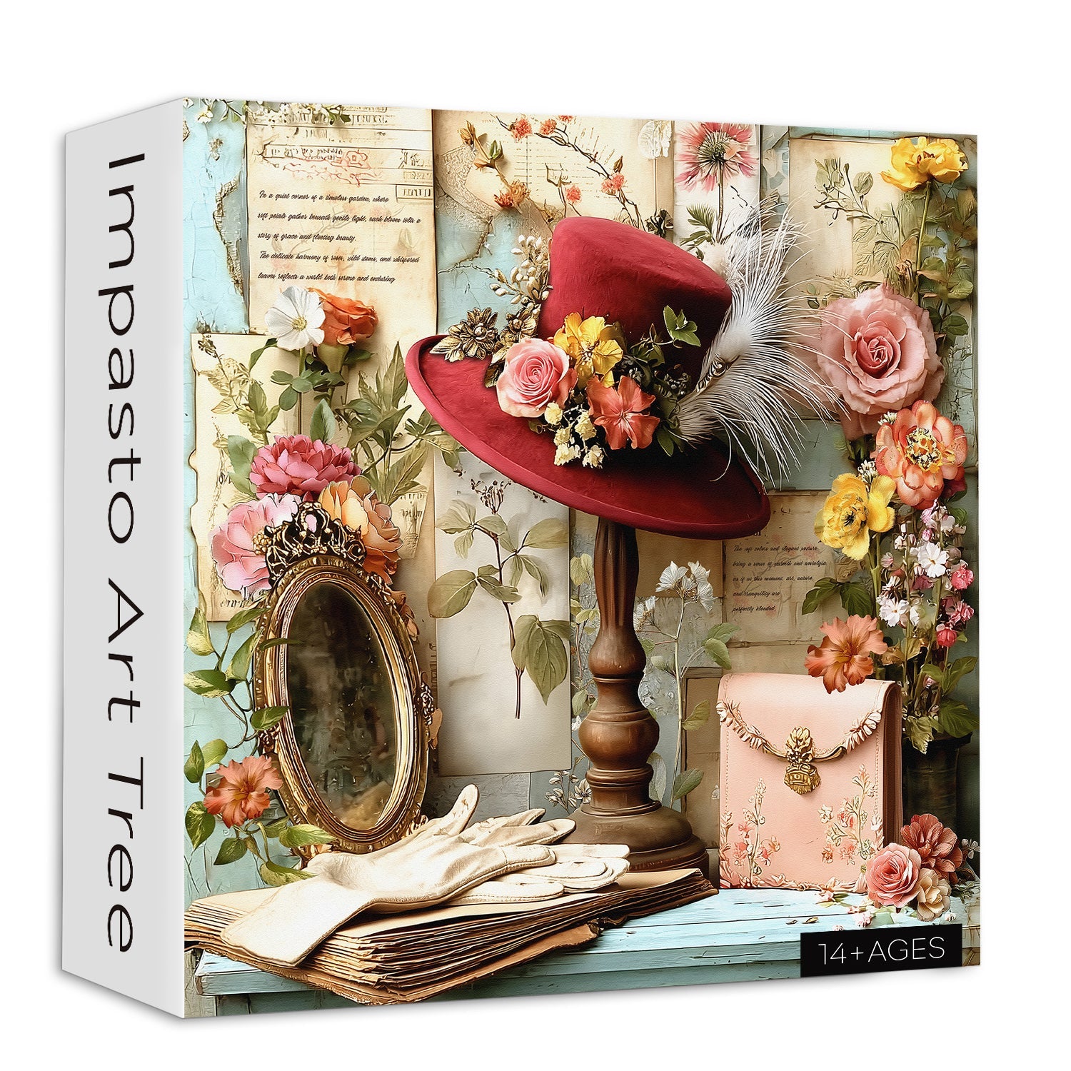 Vintage Floral Hat Jigsaw Puzzle 1000 Pieces – Fun-Puzzle