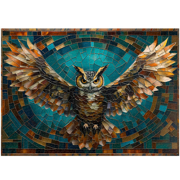 Soaring Owl Jigsaw Puzzle 1000 Pieces – Fun-Puzzle