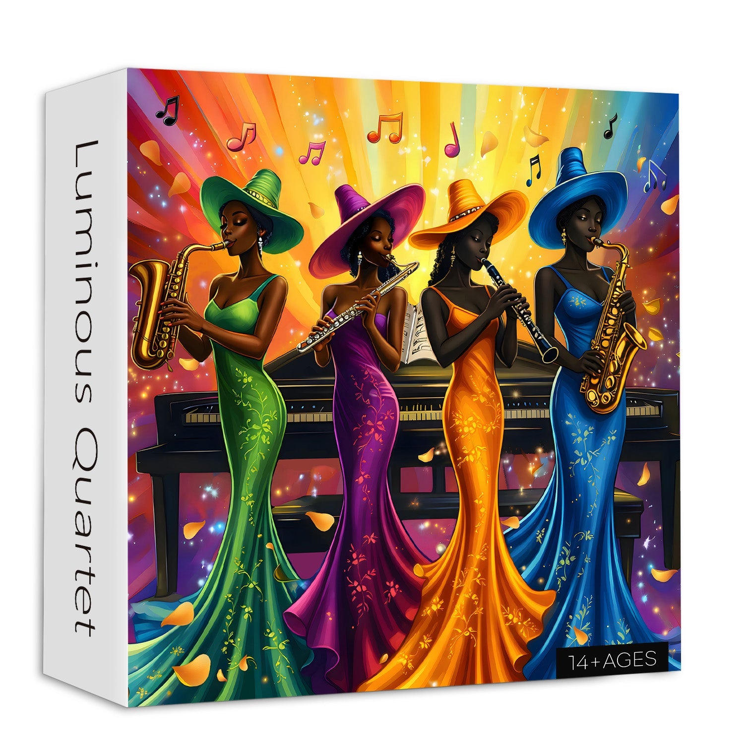 Luminous Quartet Jigsaw Puzzle 1000 Pieces – Fun-Puzzle