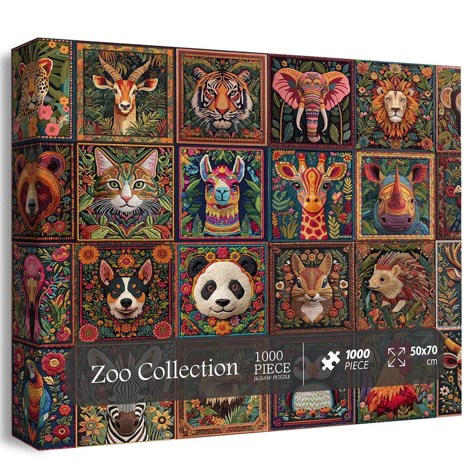 Zoo Collection Jigsaw Puzzle 1000 Pieces – Fun-Puzzle