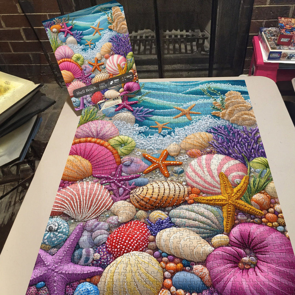 Shell Beach Jigsaw Puzzle 1000 Pieces – Fun-Puzzle