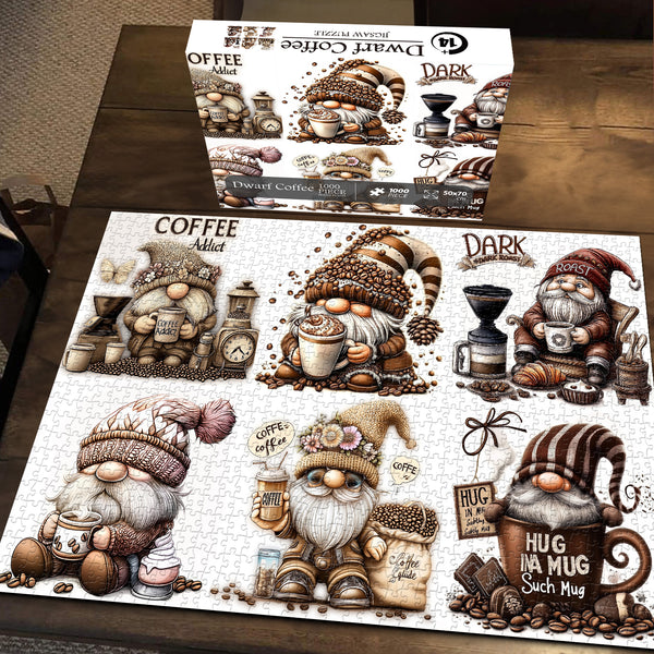 Dwarf Coffee Jigsaw Puzzles 1000 Pieces – Fun-Puzzle