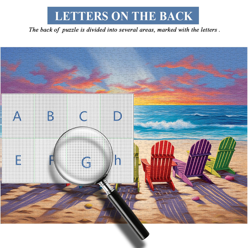 Beach Sunset Jigsaw Puzzle 1000 Pieces – Fun-Puzzle