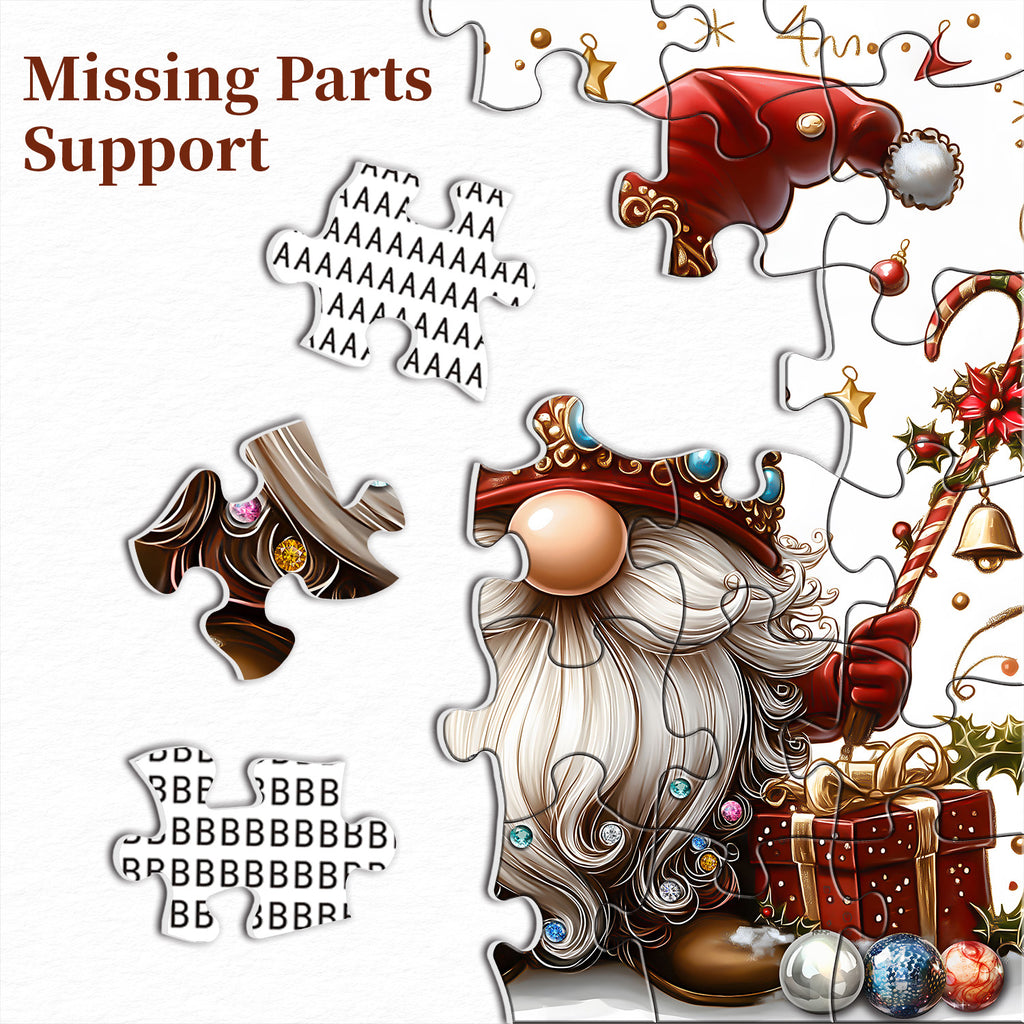 Christmas Charm Gnome Jigsaw Puzzle 1000 Pieces – Fun-Puzzle