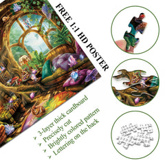 Mushroom Grove Jigsaw Puzzles 1000 Pieces – Fun-Puzzle