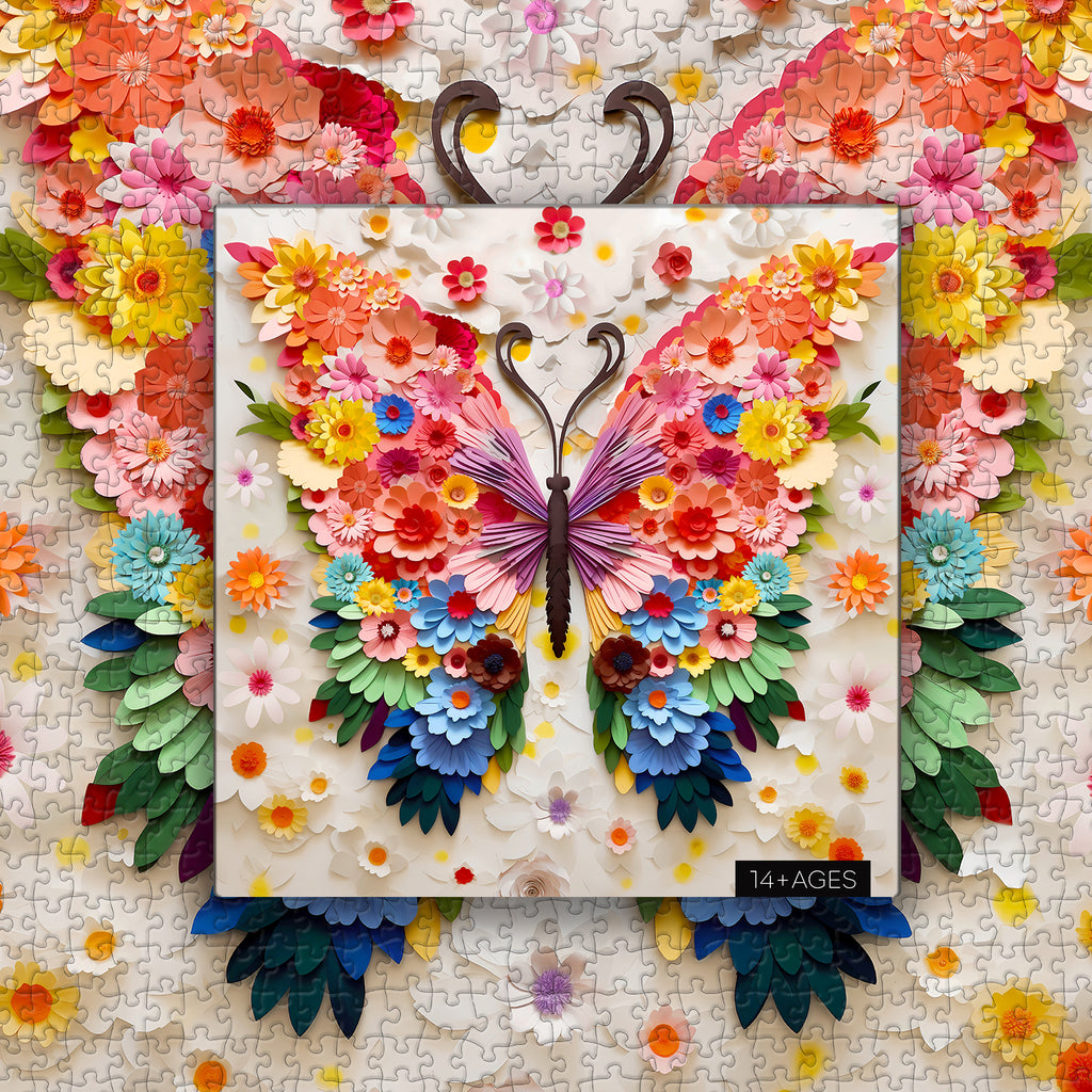 Colorful Wings Jigsaw Puzzle 1000 Pieces – Fun-Puzzle