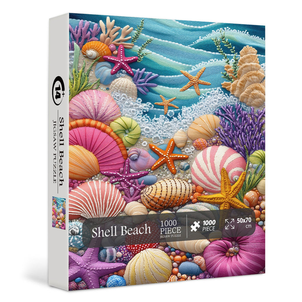 Shell Beach Jigsaw Puzzle 1000 Pieces – Fun-Puzzle