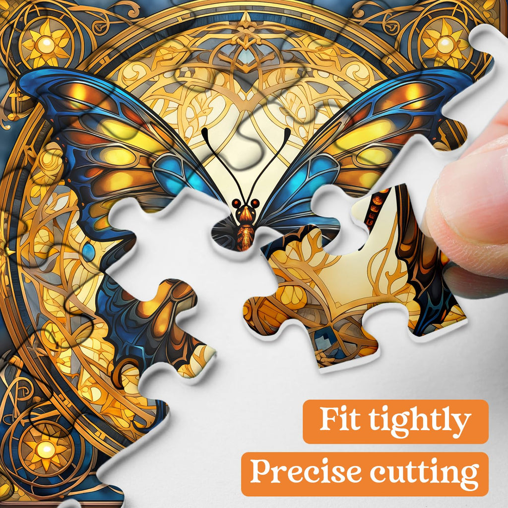 Glowing Butterfly Jigsaw Puzzle 1000 Pieces – Fun-Puzzle