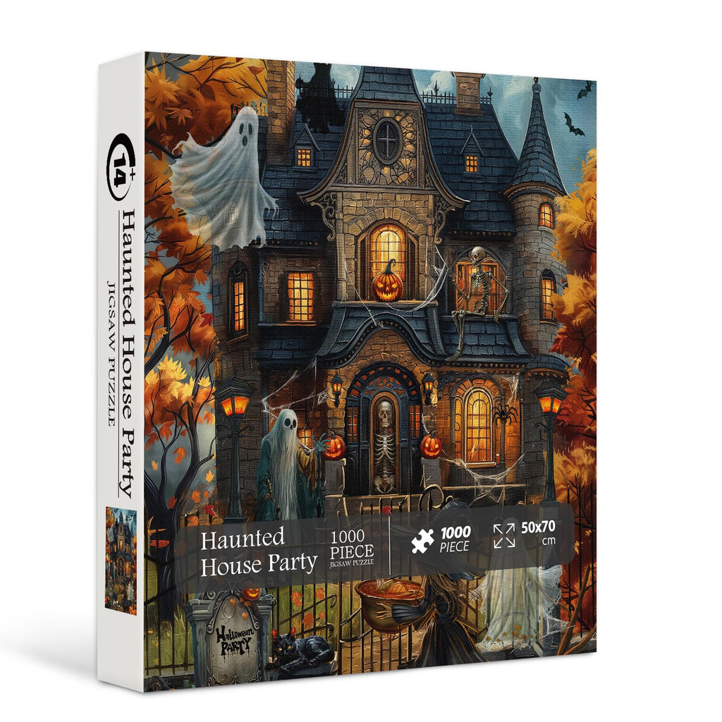 Haunted House Party Jigsaw Puzzle 1000 Pieces – Fun-Puzzle