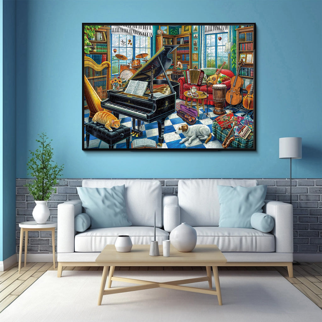 Music Room Jigsaw Puzzle 1000 Pieces – Fun-Puzzle