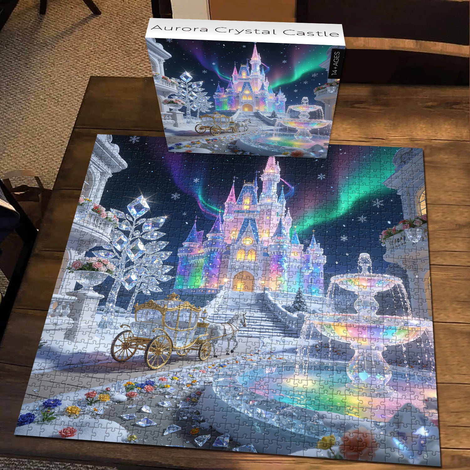 Aurora Crystal Castle Jigsaw Puzzle 1000 Pieces – Fun-Puzzle
