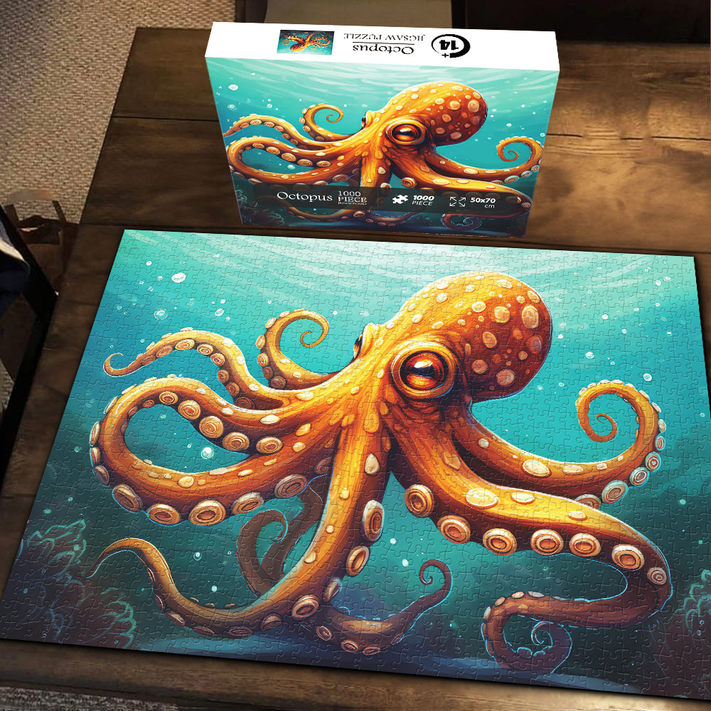 Octopus Jigsaw Puzzle 1000 Pieces – Fun-Puzzle