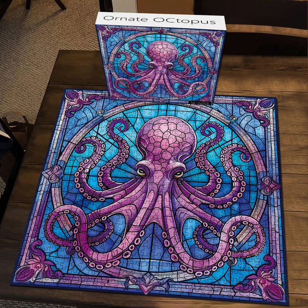 Ornate Octopus Jigsaw Puzzle 1000 Pieces – Fun-Puzzle
