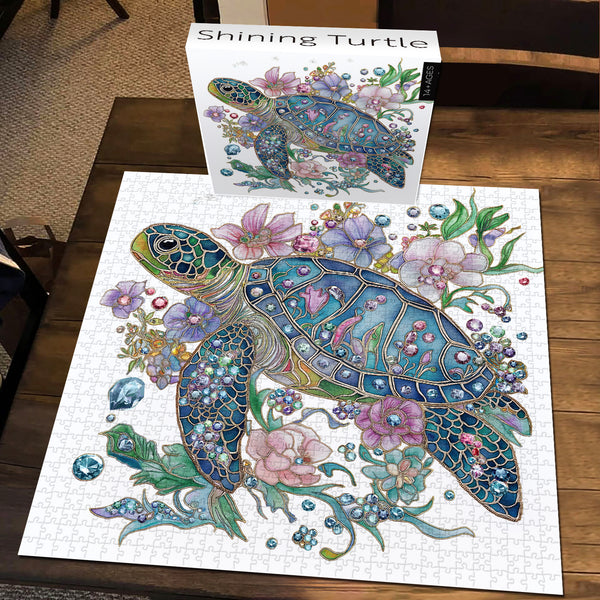 Shining Turtle Jigsaw Puzzle 1000 Pieces – Fun-Puzzle