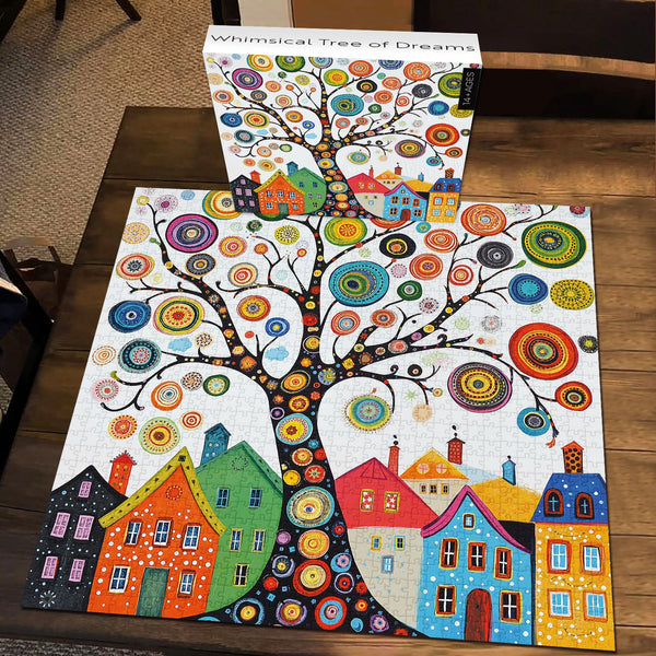 Whimsical Tree of Dreams Jigsaw Puzzles 1000 Pieces – Fun-Puzzle